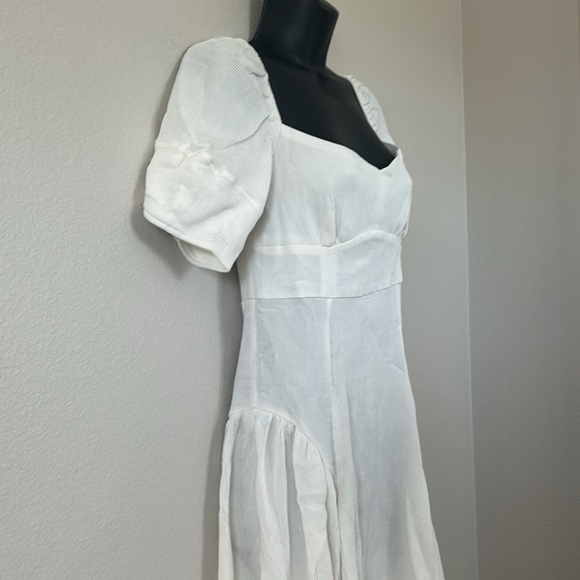 Who What Wear | Dresses | Who What Wear Lee Textured Midi Dress Cream ...